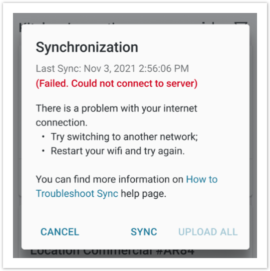 Troubleshooting Android Synchronization Errors